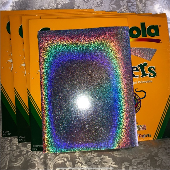 Office | Crayola Inkjet Printer Paper Glitter Stardust Pattern For ...